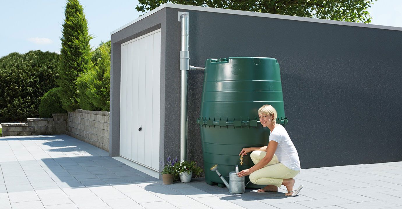 Regenwassertank Top-Tank 1.300L GRAF 323002 oder GARANTIA 323001 bei ...